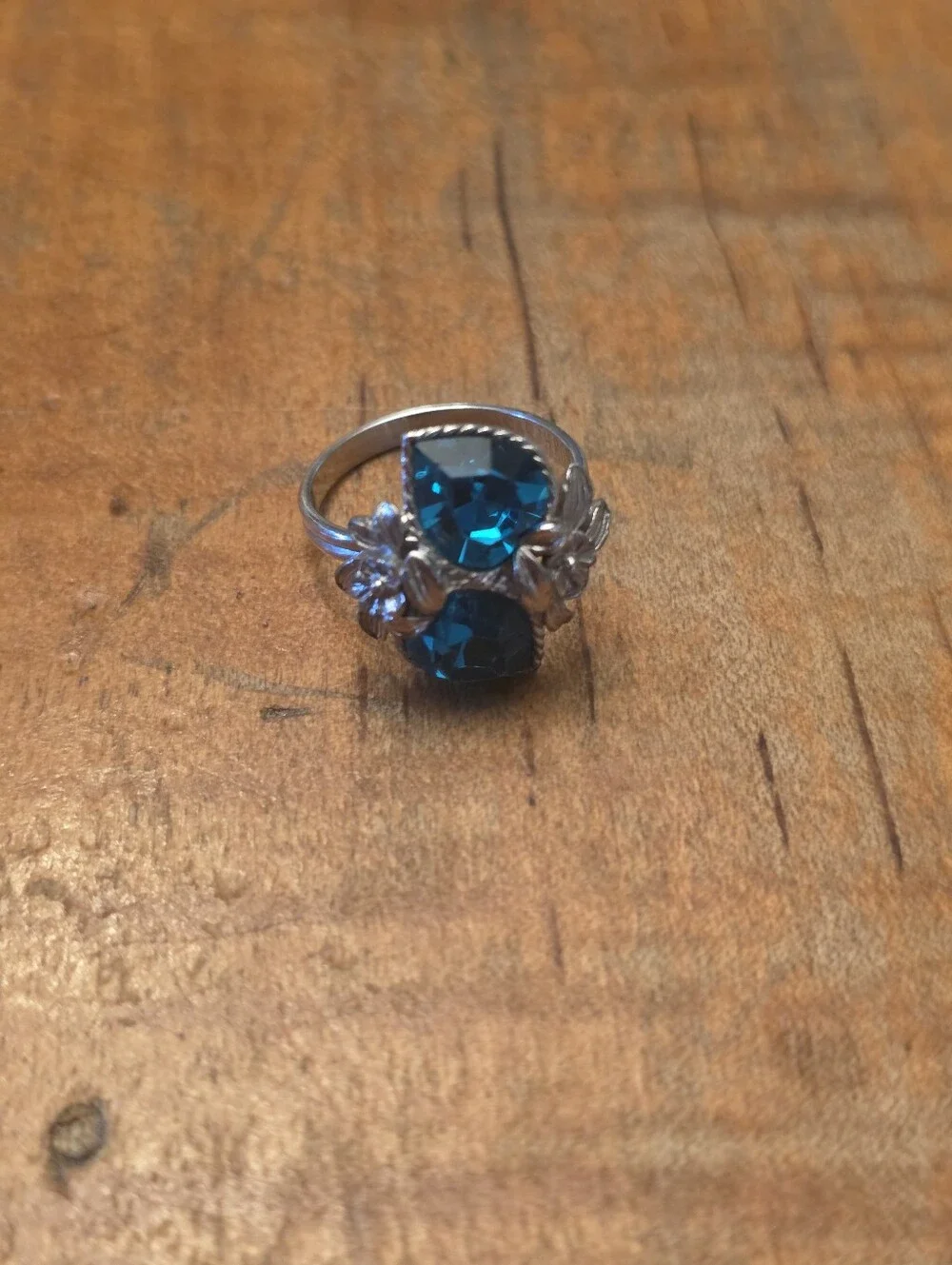 Sarah Coventry | Jewelry | Sarah Coventry Teardrop Blue Crystal Floral ...